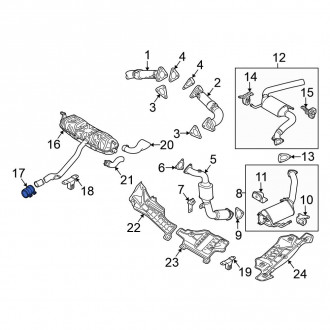 Volkswagen Touareg OEM Exhaust Parts | Systems, Tips, Pipes — CARiD.com