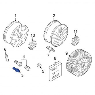 Volkswagen Touareg OEM Wheels & Tires | Lug Nuts, TPMS Sensors — CARiD.com