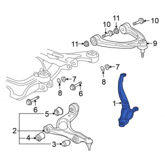 Volkswagen Touareg Steering Knuckles, Spindles & Components — CARiD.com