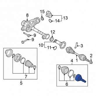 Volkswagen Touareg OEM Driveline & Axle Parts | Hubs, CV-Joints — CARiD.com