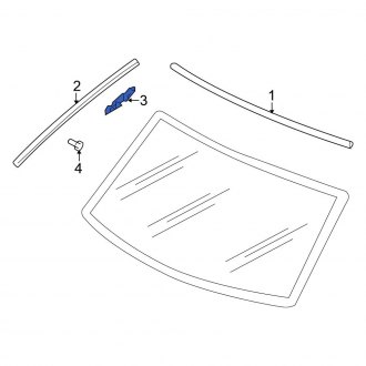 Volkswagen Touareg Window Hardware — CARID.com