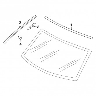2008 Volkswagen Touareg OEM Window Parts | Visors, Regulators — CARiD.com