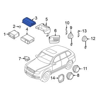 Volkswagen Touareg OEM Interior Parts - Audio, Floor Mats | CARiD