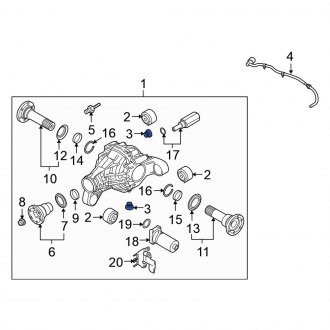 Volkswagen Touareg Differential Covers | Gaskets, Bolts, Plugs — CARiD.com