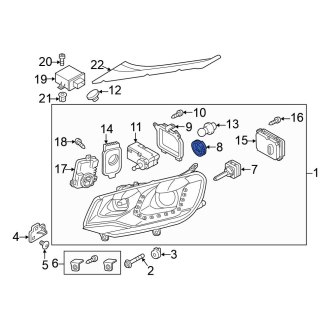 Volkswagen Tiguan OEM Headlights | Projector, LED, HID, Halo — CARiD.com