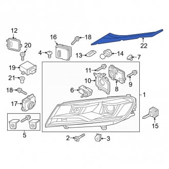 Volkswagen Touareg OEM Headlights | Projector, LED, HID, Halo — CARiD.com