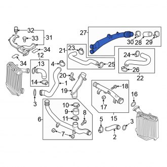 Volkswagen Touareg Turbocharger Pipes, Hoses & Clamps — CARiD.com