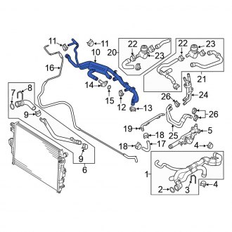 Volkswagen OEM Engine Cooling Parts - Radiators, Fans, Pumps | CARiD
