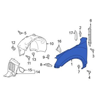 Volkswagen Touareg OEM Fenders | Factory Front & Rear Fenders — CARiD.com