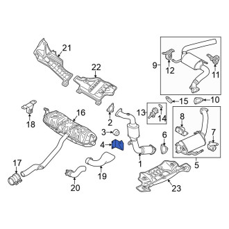 Volkswagen Touareg OEM Exhaust Parts | Systems, Tips, Pipes — CARiD.com