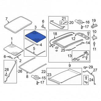Volkswagen Touareg Sunroofs & Components — CARiD.com