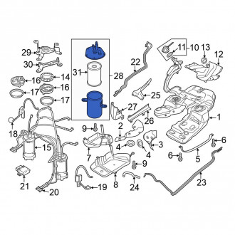 Volkswagen Touareg OEM Fuel System Parts | Pumps, Lines — CARiD.com