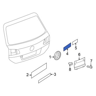 Volkswagen OEM Trunks & Parts | Lids, Rear Panels, Handles — CARiD.com