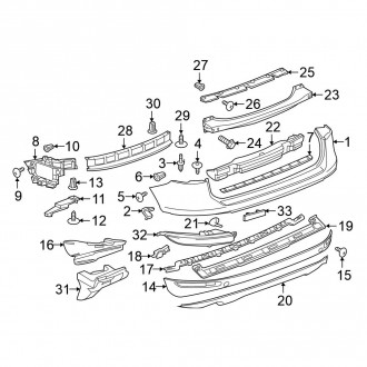 2014 Volkswagen Touareg Replacement Rear Bumpers & Parts | CARiD