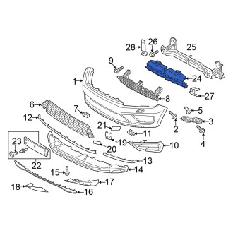 Volkswagen Touareg OEM Bumpers | Genuine Front & Rear Bumpers — CARiD.com