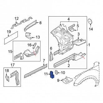 Volkswagen Touareg Replacement Fenders & Components – CARiD.com