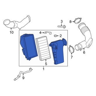 Volkswagen Touareg Air Filter Housing Boxes & Parts — CARiD.com