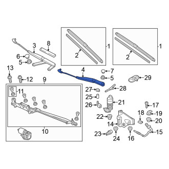 Volkswagen Touareg Replacement Wiper Arms — CARID.com