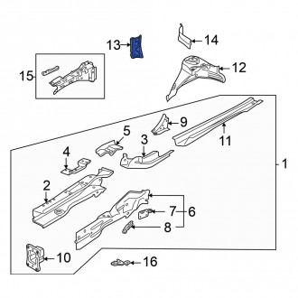 Volkswagen Taos Fender Support Braces & Hardware — CARiD.com