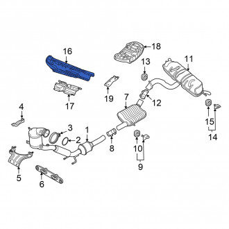 Volkswagen Taos OEM Exhaust Parts | Systems, Tips, Pipes — CARiD.com