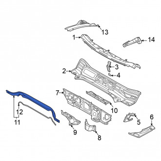 Volkswagen Taos Cowl Panels & Parts | Vent Grills — CARiD.com