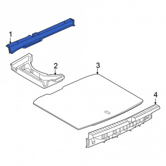 Volkswagen Taos Trunk & Tailgate Moldings — CARID.com