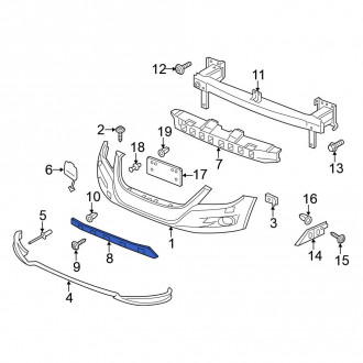 Volkswagen Tiguan OEM Bumpers | Genuine Front & Rear Bumpers — CARiD.com