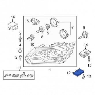 Volkswagen OEM Headlights | Projector, LED, HID, Halo — CARiD.com