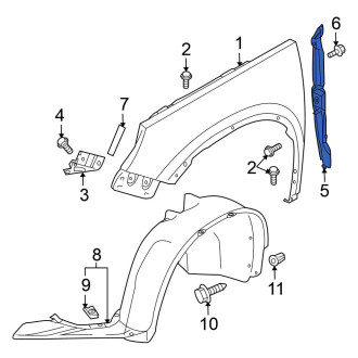 Volkswagen Tiguan OEM Fenders | Factory Front & Rear Fenders — CARiD.com