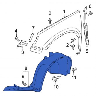 Volkswagen Tiguan OEM Fenders - Factory Front & Rear Fenders | CARiD