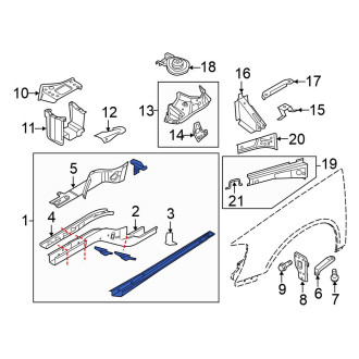 Volkswagen Tiguan Replacement Chassis Frames & Rails - CARiD.com