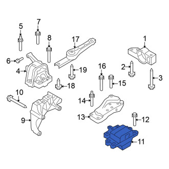 Volkswagen Tiguan Transmission Mounts | Cases, Housings, Bolts — CARiD.com