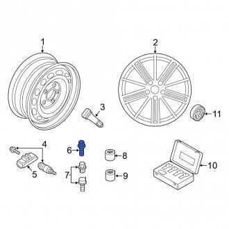 Volkswagen Jetta OEM Lug Nuts & Locks | CARiD