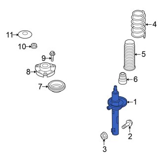Volkswagen Tiguan OEM Suspension Parts | Shocks, Struts — CARiD.com