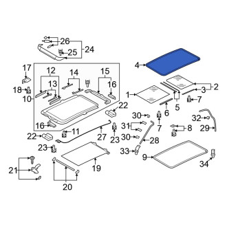 Volkswagen Car Roof Seals, Weatherstrips & Moldings — CARiD.com
