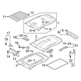 Volkswagen Tiguan OEM Interior Components — CARiD.com