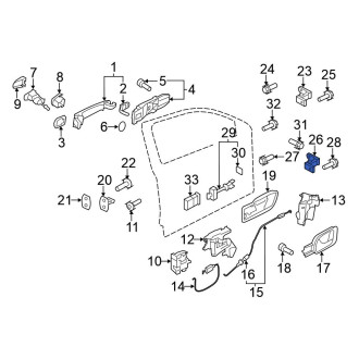 Volkswagen Tiguan Door Hinges, Pin & Bushing Kits – CARiD.com