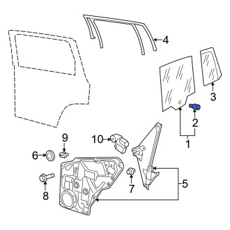 Volkswagen Rabbit OEM Window Parts | Visors, Regulators — CARiD.com
