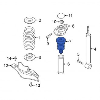 Volkswagen Tiguan OEM Brake, Steering, Suspension Parts — CARiD.com