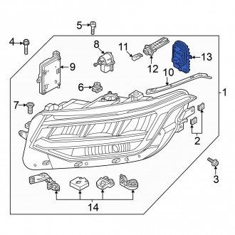 Volkswagen Tiguan OEM Headlights | Projector, LED, HID, Halo — CARiD.com