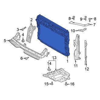 Volkswagen Tiguan Radiator Supports — CARiD.com