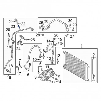 Volkswagen Taos A/C Hoses, Fittings, Pipes & O-Rings — CARiD.com