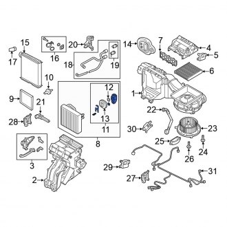Volkswagen Taos OEM A/C & Heating Parts | Systems, Compressors — CARiD.com