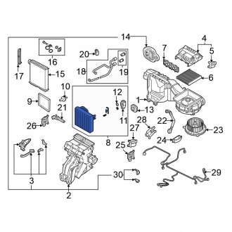 Volkswagen Tiguan OEM A/C & Heating Parts | Systems, Compressors ...