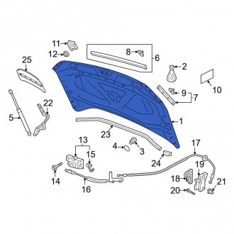 Volkswagen Tiguan Replacement Hood Panels | CARiD