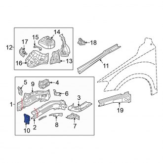 Volkswagen Tiguan Replacement Chassis Frames & Rails - CARiD.com