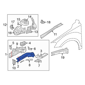 Volkswagen Tiguan Replacement Chassis Frames & Rails - CARiD.com