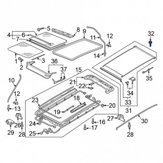 Volkswagen Tiguan OEM Roofs & Parts | Panels, Drip Rails — CARiD.com