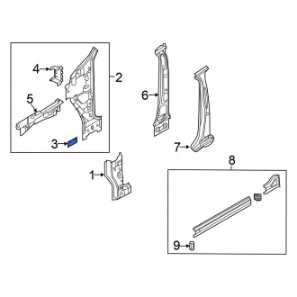 Volkswagen Tiguan OEM Chassis Frames & Body Parts | Tubs, Doors — CARiD.com