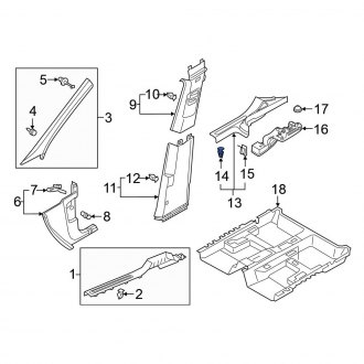 Volkswagen Taos Interior Brackets & Hardware — CARiD.com